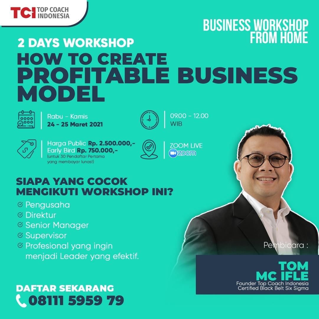 Seminar Bisnis, Pelatihan Wirausaha, Leadership Coaching | Tom MC Ifle